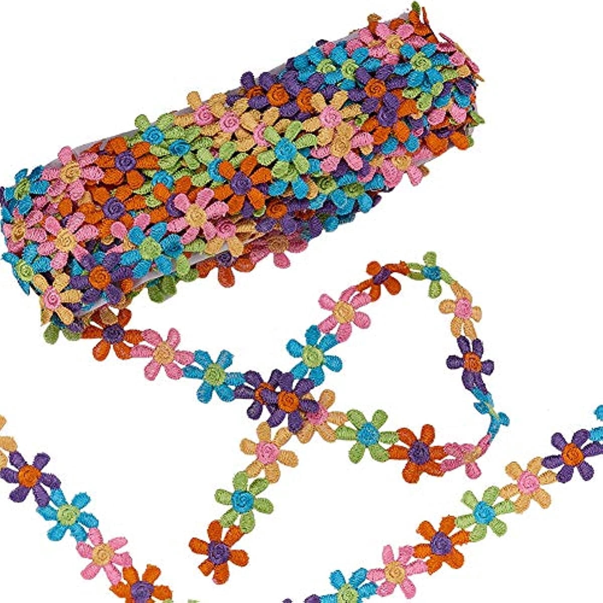5Yards Decorating Lace Flower Embroidered Trim Ribbons for Sewing or ...