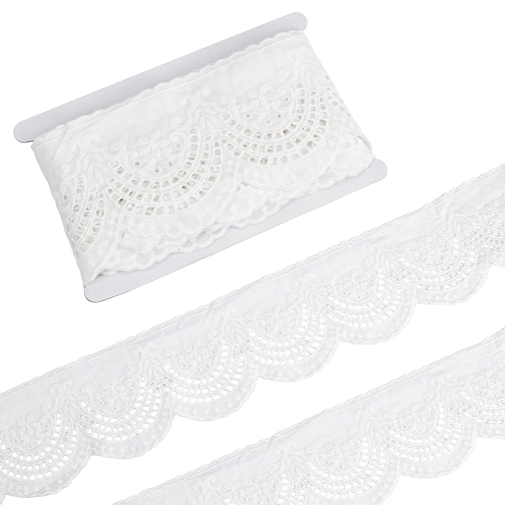 5Yards Flower Pattern Cotton Lace Ribbon Lace Trim Clothes Accessories ...