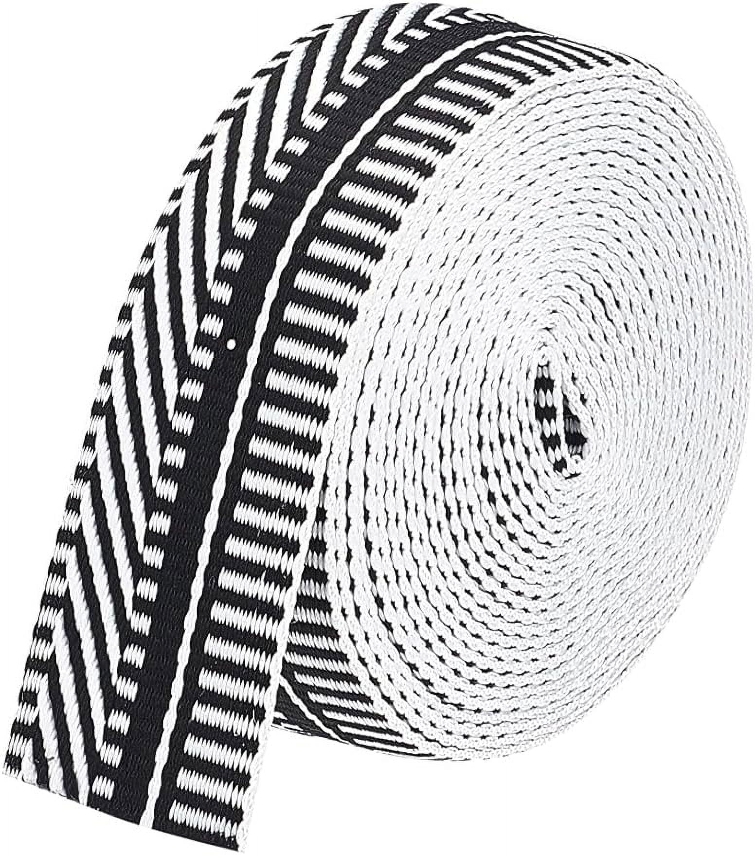 5Yards Polyester Jacquard Webbing 1-1/2 inch Webbing Strap Stripe ...