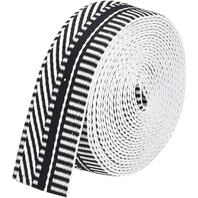 5Yards Polyester Jacquard Webbing 1-1/2 inch Webbing Strap Stripe ...