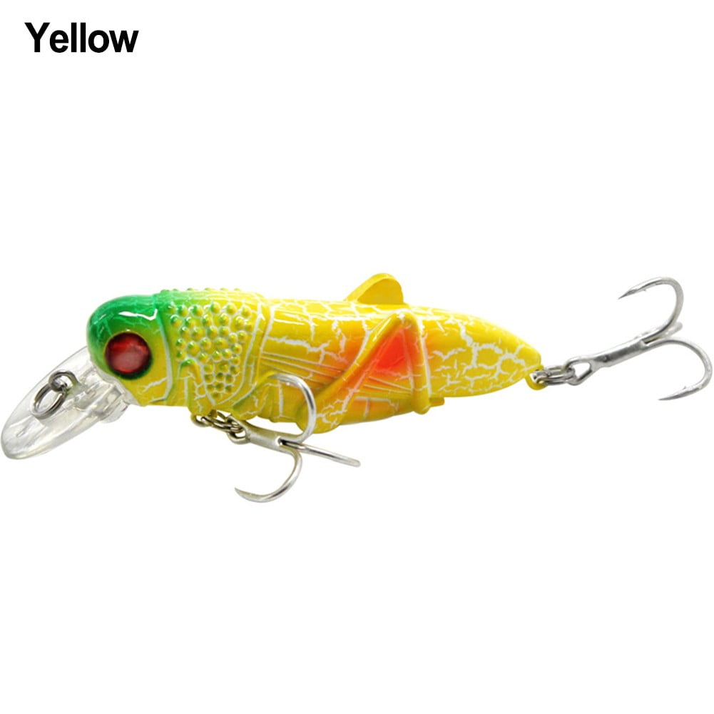 5Cm 4G Grasshopper Insect Fishing Lures Artificial Bait Sea Fishing ...