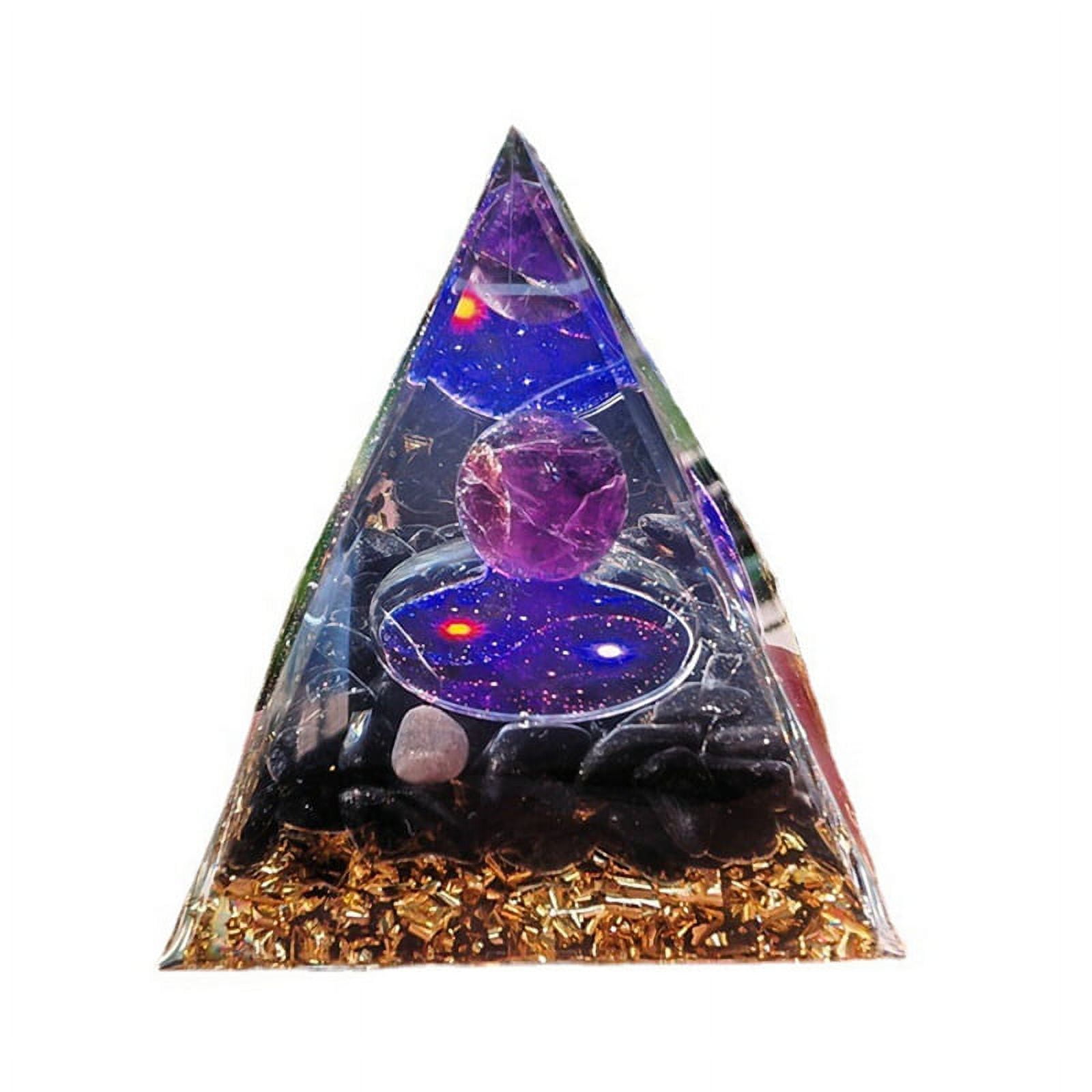 5cm Crystal Gravel Pyramid Crafts Starlight Tai Pyramid Home Desktop ...