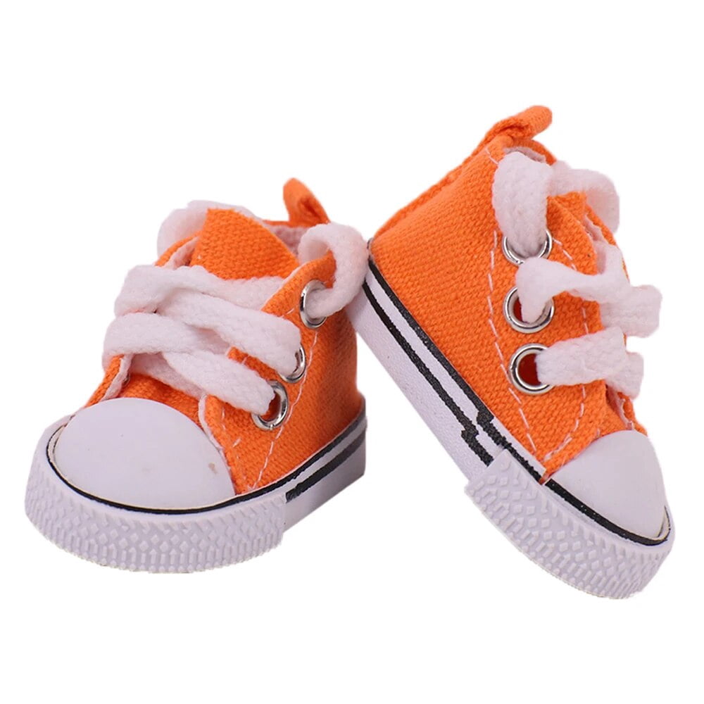 5cm Doll Shoes Boots Sneakers Canvas Shoes For 1/6 BJD Blythe Mini Doll ...