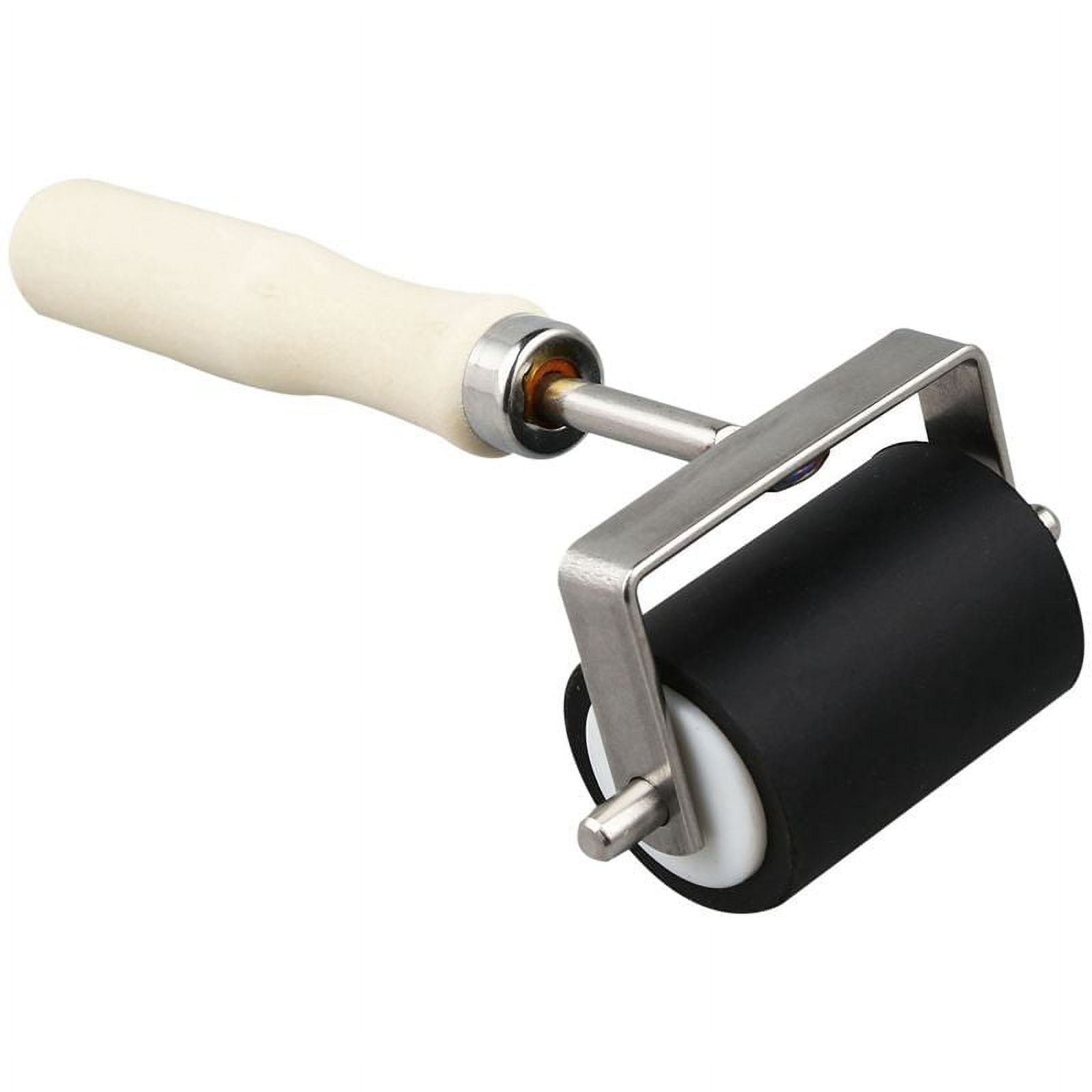 5cm Heavy Duty Hard Rubber Roller Printing Inks Brayer Art Craft Tool ...