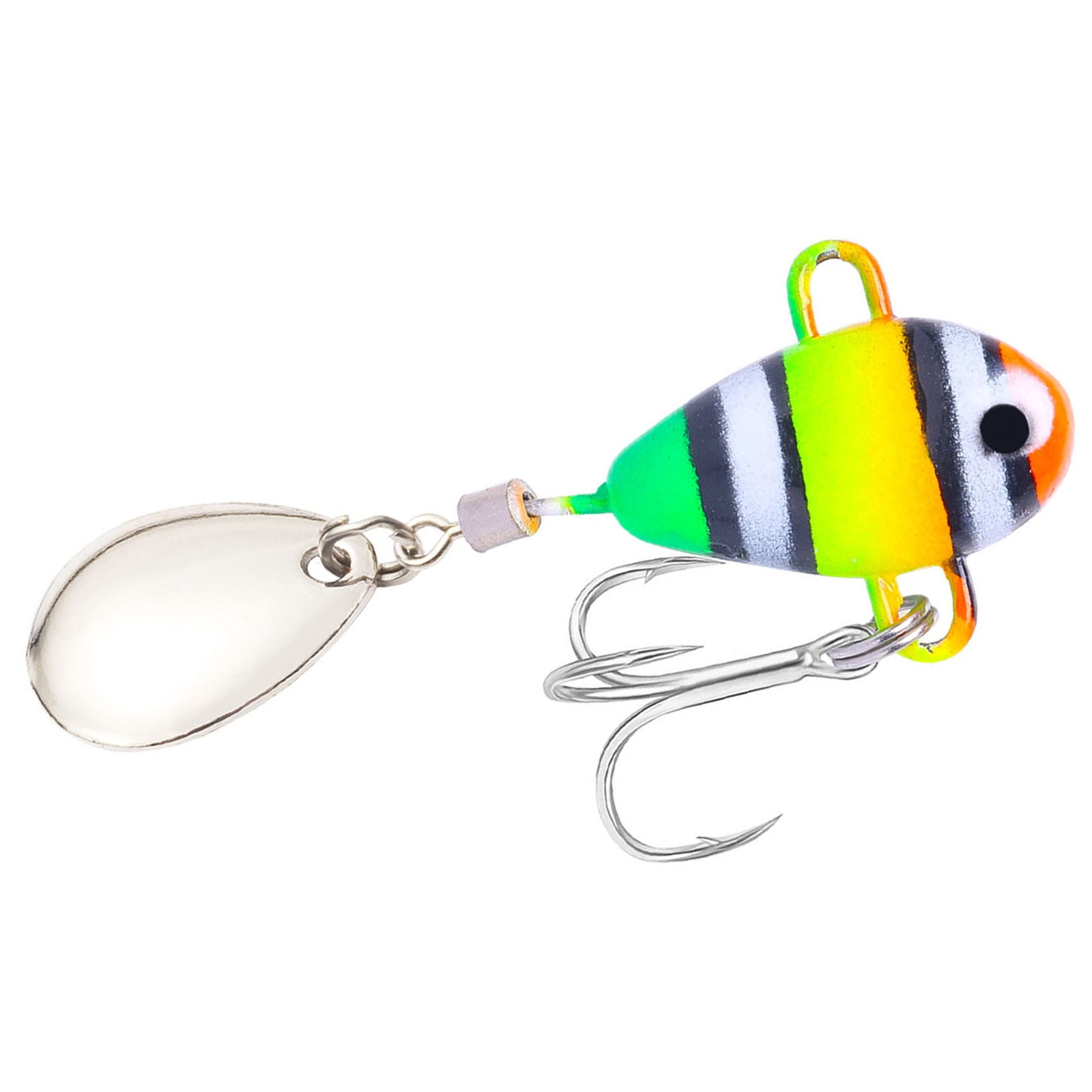 5cm Metal VIB Sinking Lure with Hook Jigging Baits Walleye Spinner ...