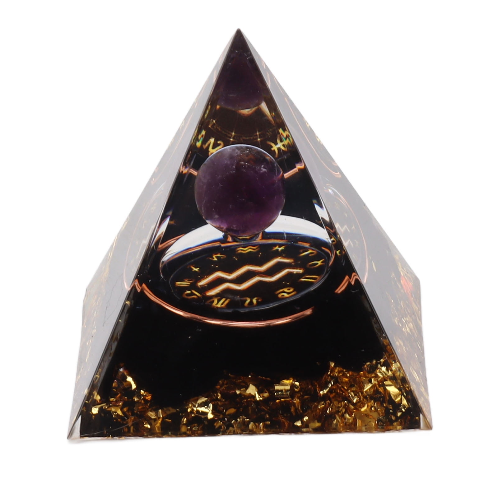 5cm Orgonite Pyramid for Positive Energy Healing Crystal Pyramid ...