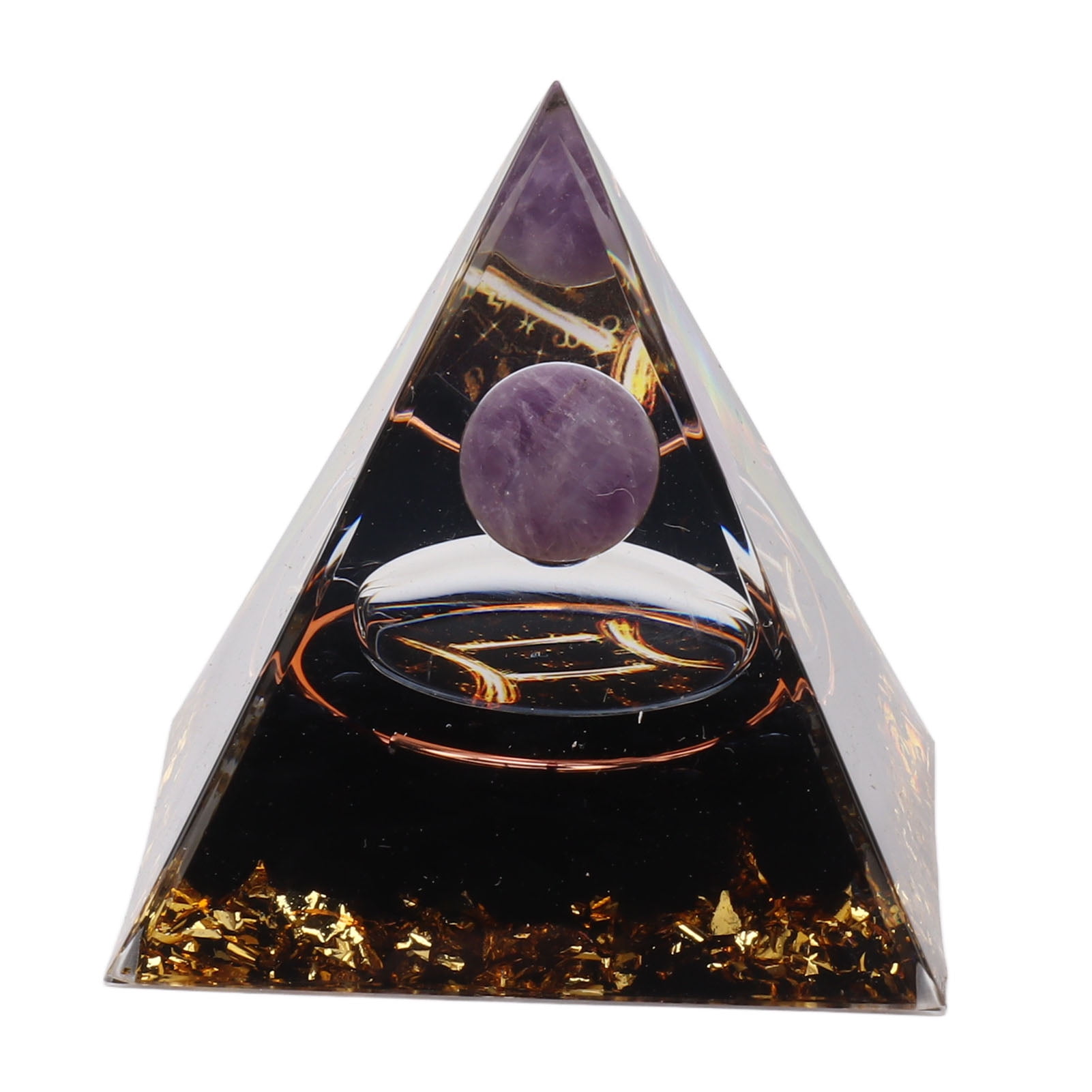 5cm Orgonite Pyramid for Positive Energy Healing Crystal Pyramid ...