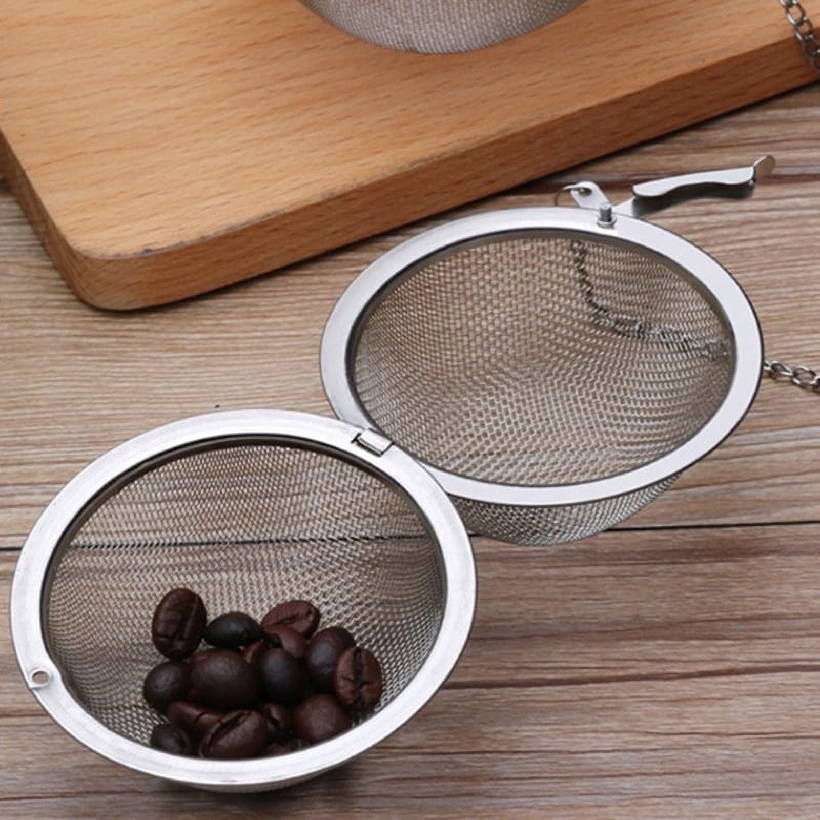 5cm Stainless Tea Infuser Sphere Locking Spice Ball Strainer Filter St ...