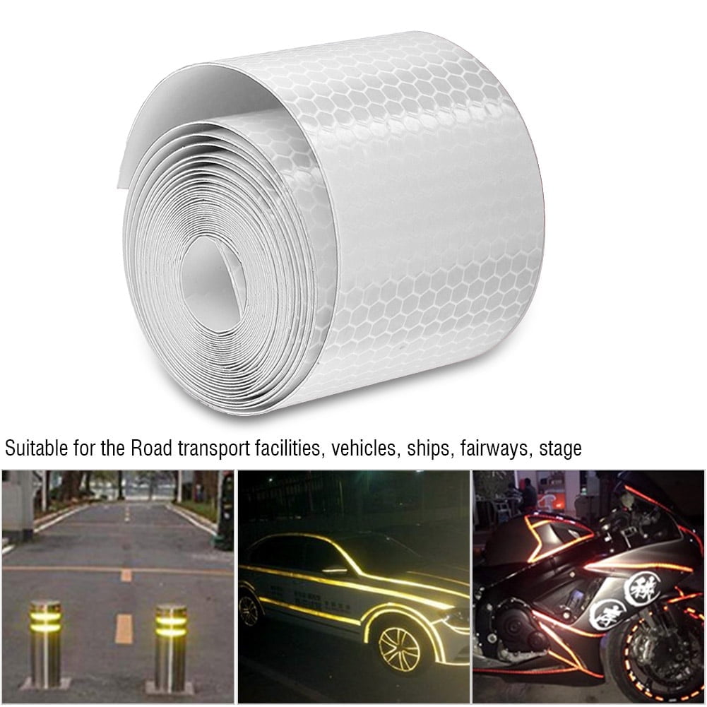 5cmx3m Safety Adhesive Reflective Tape Roll Sticker For Trailers Cars ...