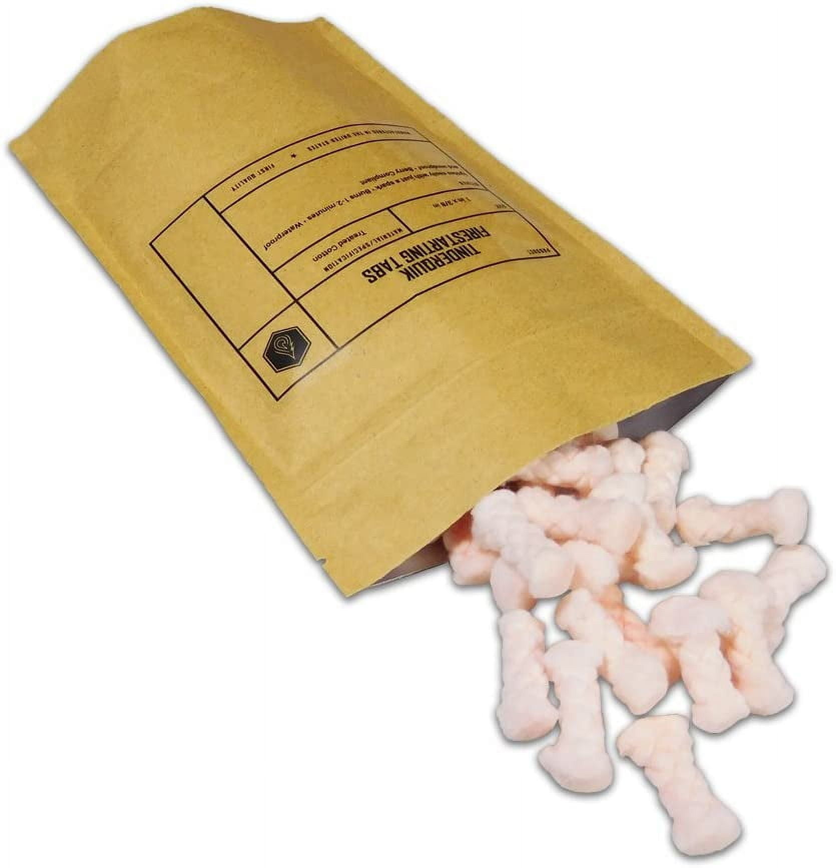 5col Survival Supply 200 TinderQuik Mil-Spec Treated Compressed Cotton ...