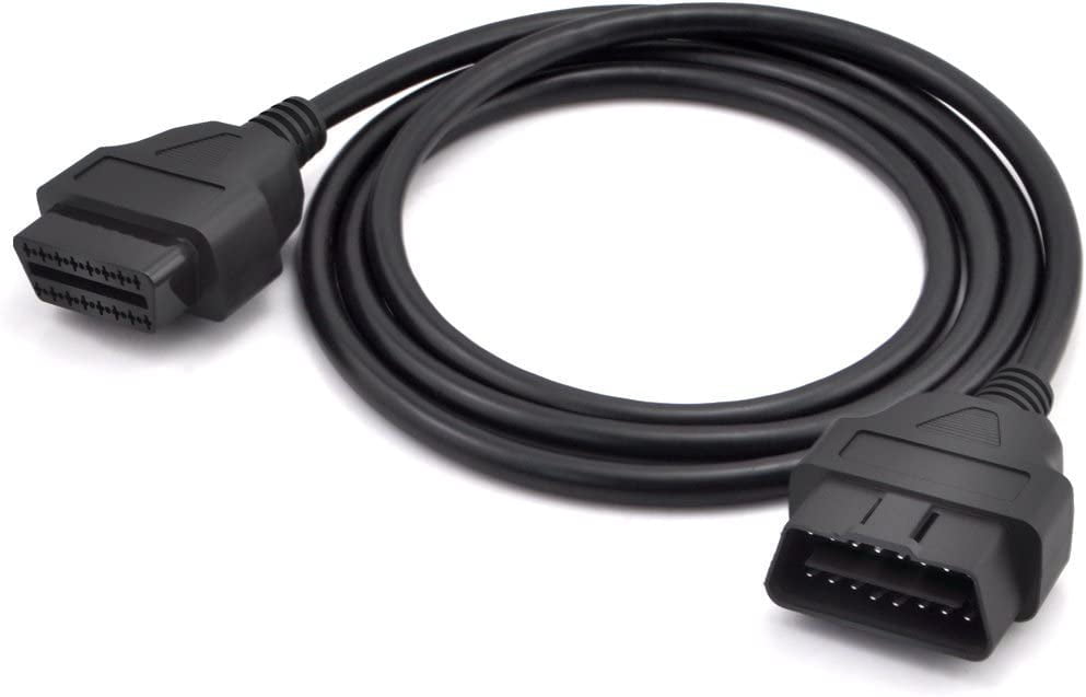 5ft 1.5M OBD-II OBD2 16 Pin Auto Car Male to Female Extension Cable ...