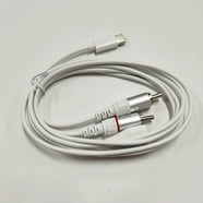 GE 6 ft. Stereo Y Adapter Cable, One 3.5mm to Two RCA Plug, 33568 ...