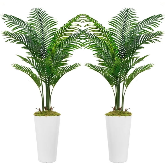 OLIVIVI Artificial Cedar Tree 4FT Tall Faux Silk Plant for Home Office ...