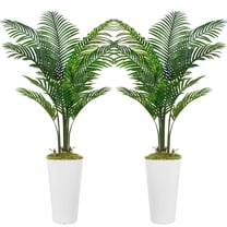 OLIVIVI Artificial Cedar Tree 4FT Tall Faux Silk Plant for Home Office ...