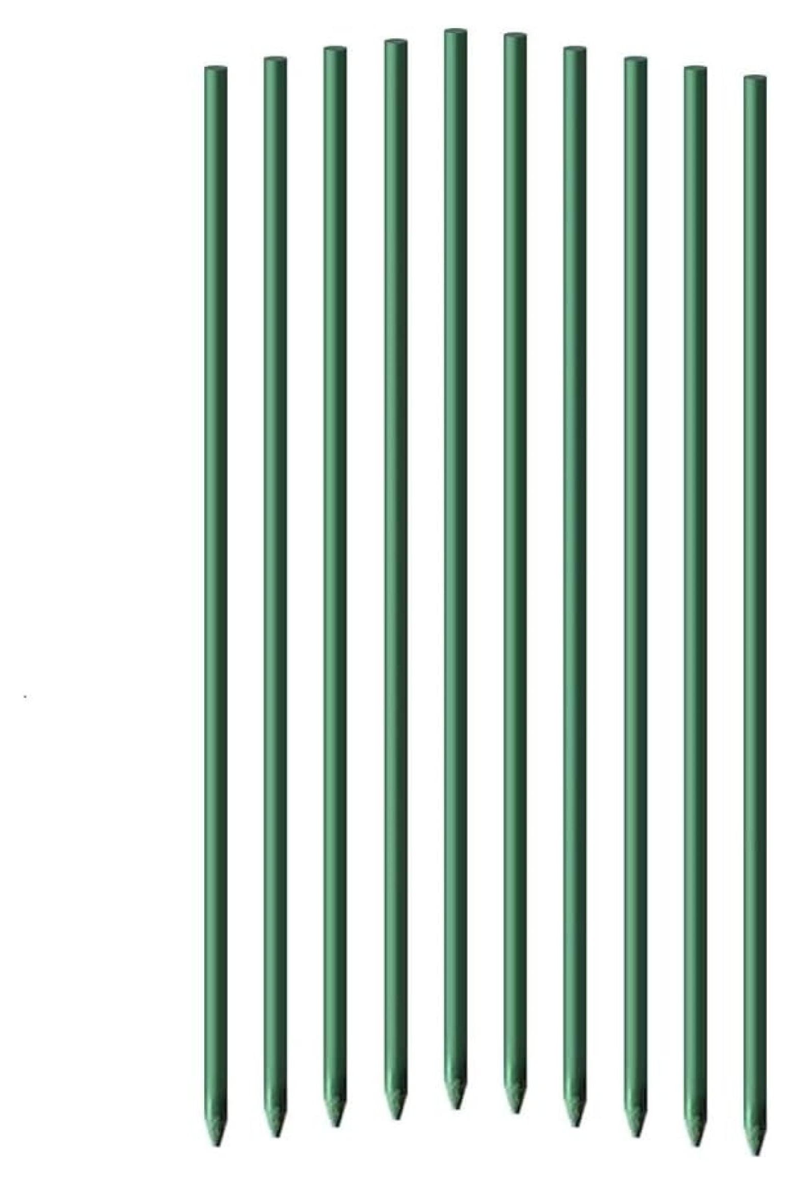 5ft Garden Stakes 50pack for Climbing Plants, 1/4" Diameter Supports ...