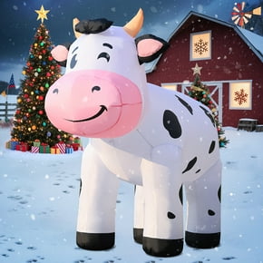 Christmas Cow Inflatables