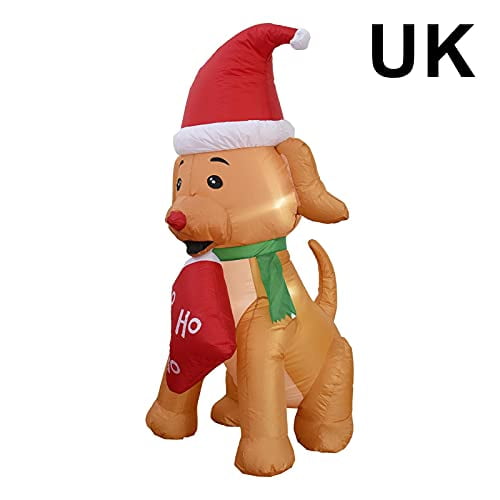 5ft Inflatables, Light Up Inflatable Dog, Yard Decorations, Colorful ...