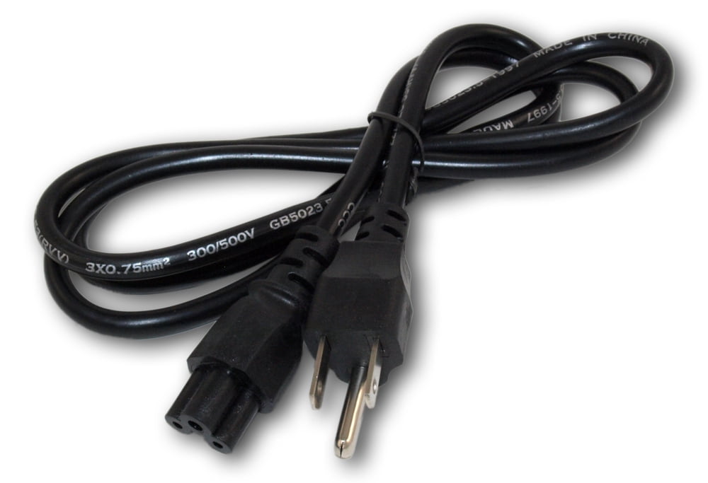 5ft Mickey Mouse Cord (NEMA 5-15P to C5 Plug), 18AWG, Black - Walmart.com