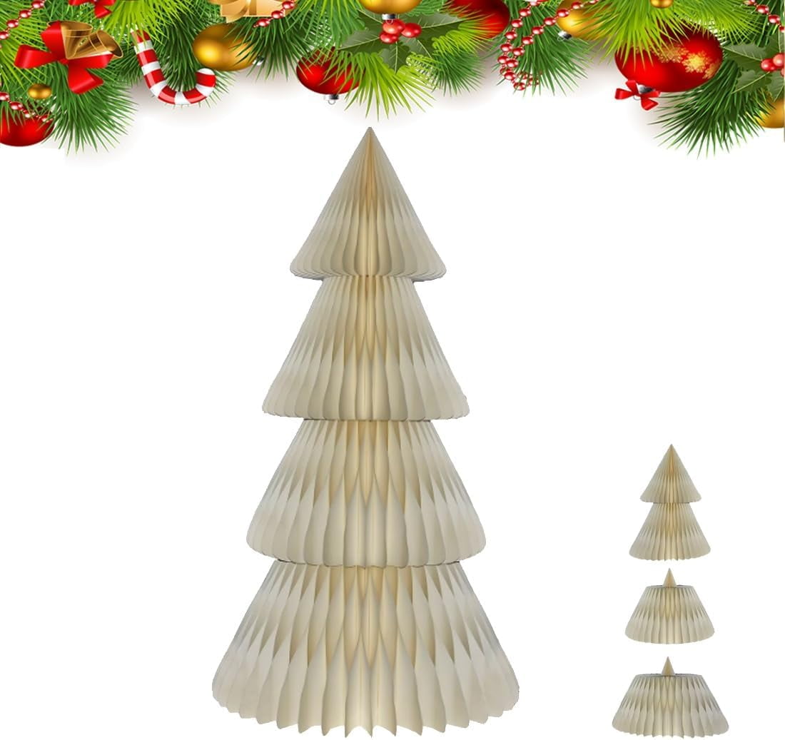 5ft Paper Honeycomb Tree, Paper Honeycomb Christmas Tree, Cardboard ...