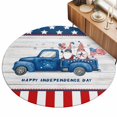5ft Round Rug Independence Day Area Rugs for Living Room Bedroom ...