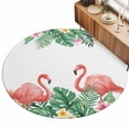 5ft Round Rug Pink Flamingo Birds Area Rugs for Living Room Bedroom ...