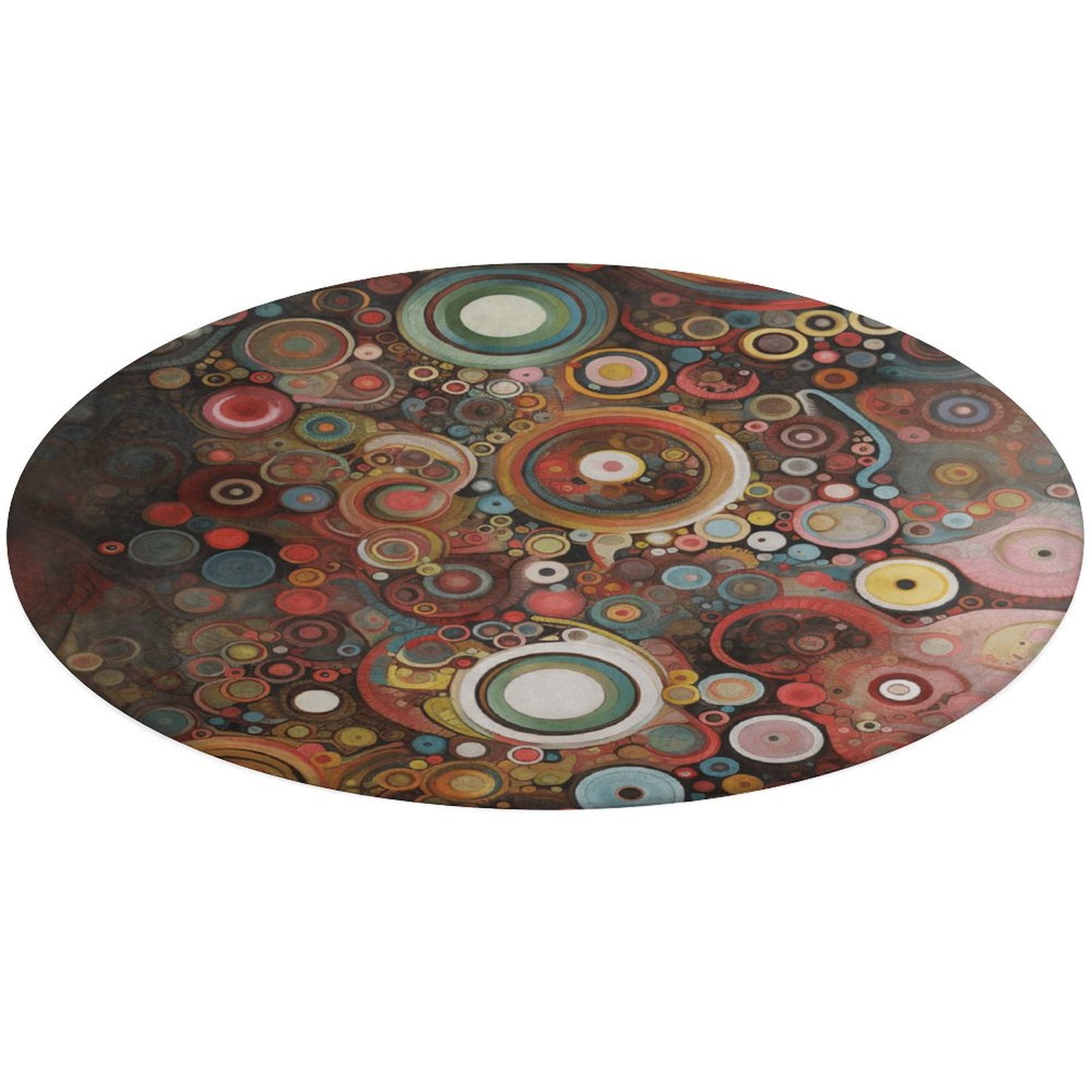 5ft Rug for Kids Room Playroom Nursery Bedroom Wood Grain Particles ...