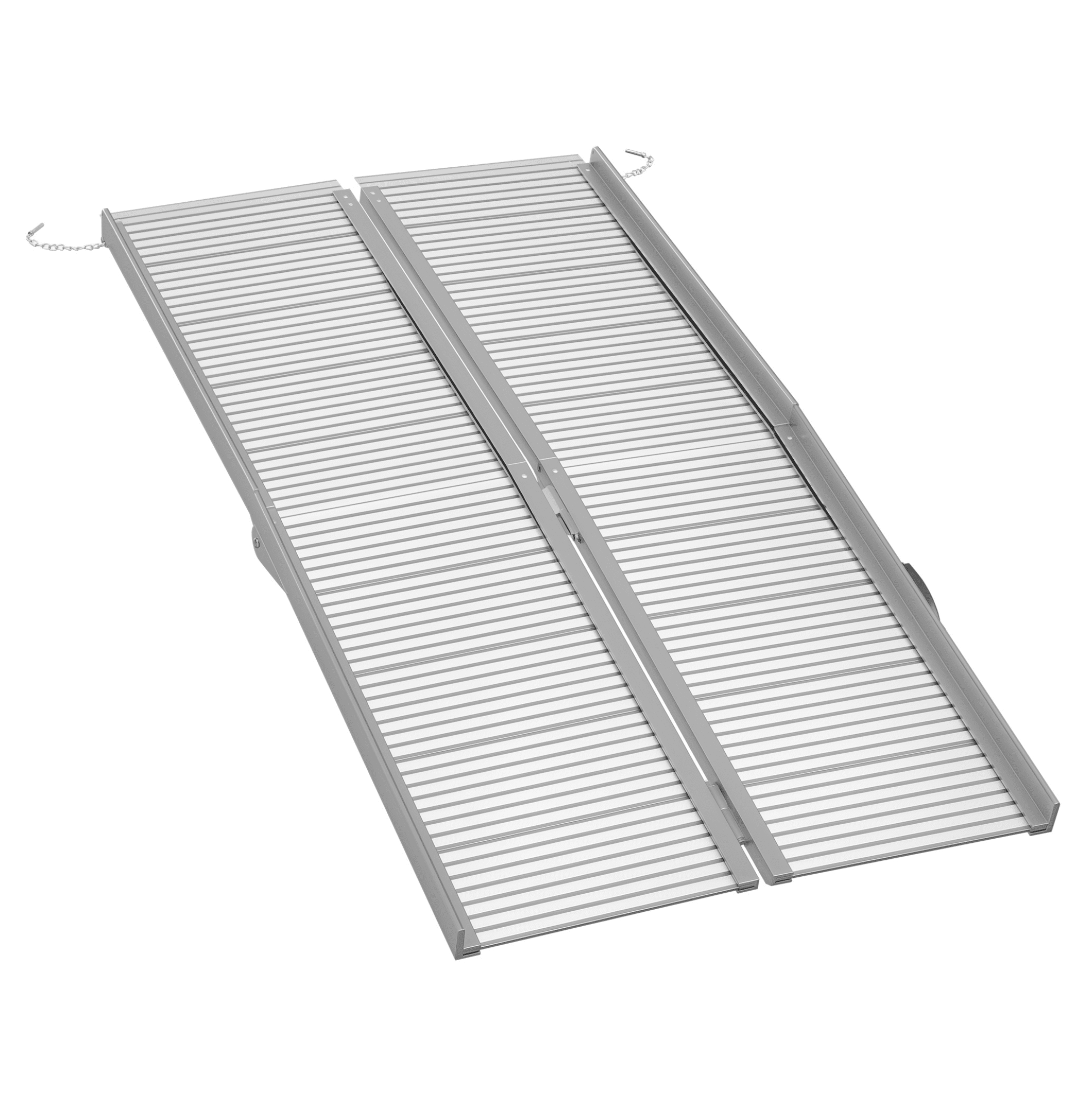 5ft Wheelchair Ramp Portable Handicap Ramp, Aluminum Threshold Ramp for ...