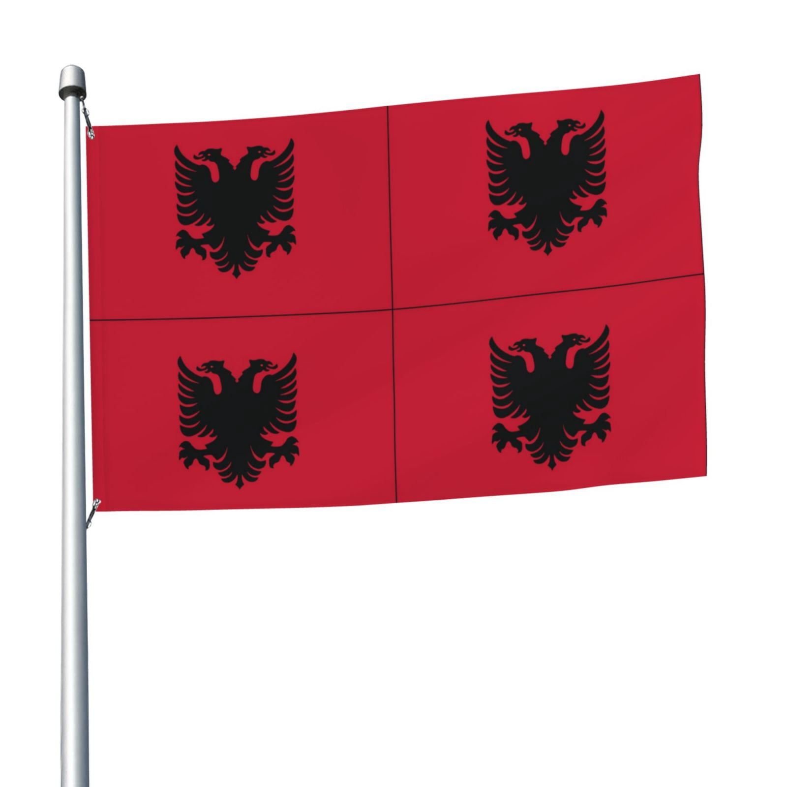 5ft X 8ft Albania Flag Flag Weather-Resistant Polyester Outdoor Decor ...