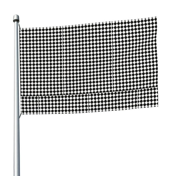 5ft X 8ft Checkerboard Chess Flag Weather-Resistant Polyester Outdoor ...