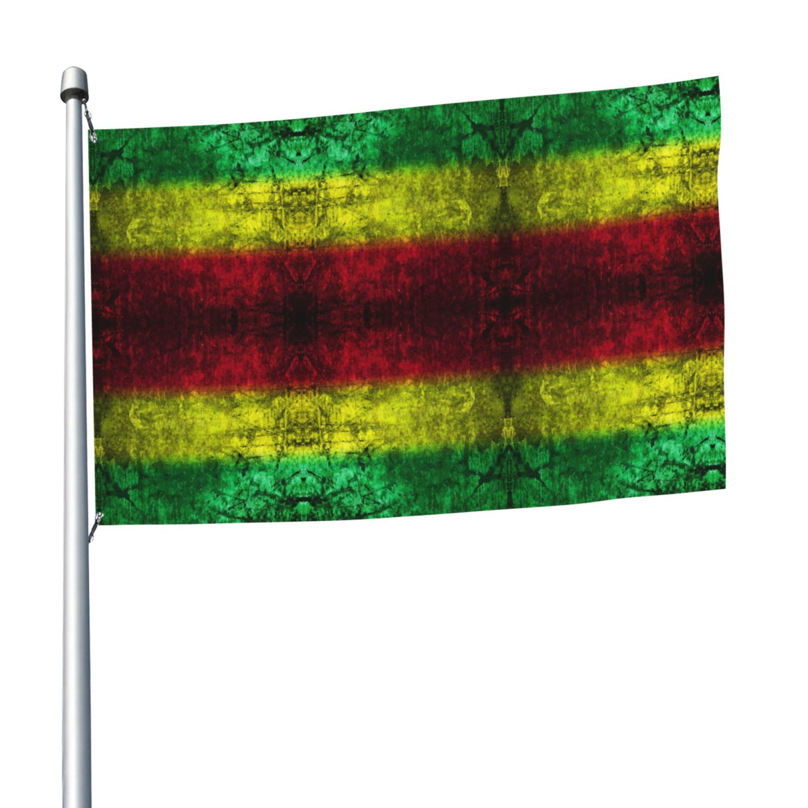 5ft X 8ft Reggae-Rastafarian-Flag Flag Weather-Resistant Polyester ...