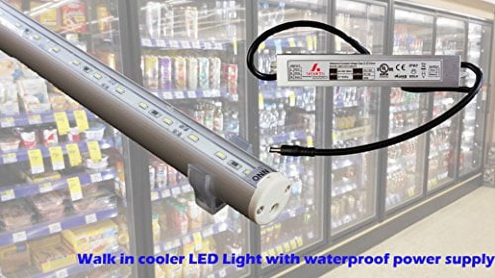 5ft walk in cooler fridge LED light refridgerated merchandiser LED ...