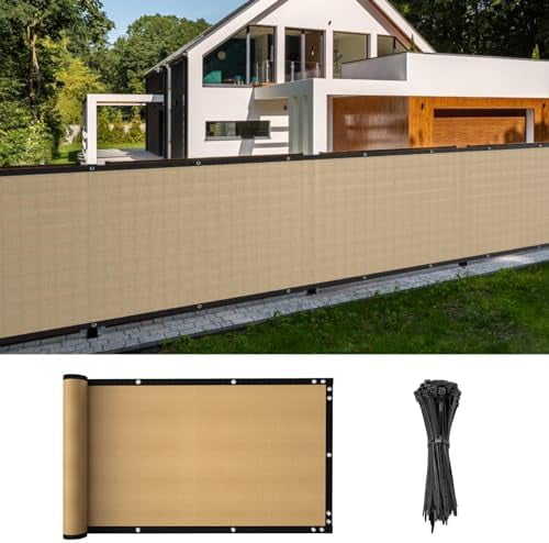 5ft x 50ft Privacy Fence Screen, Sand Fence Covering Privacy with ...