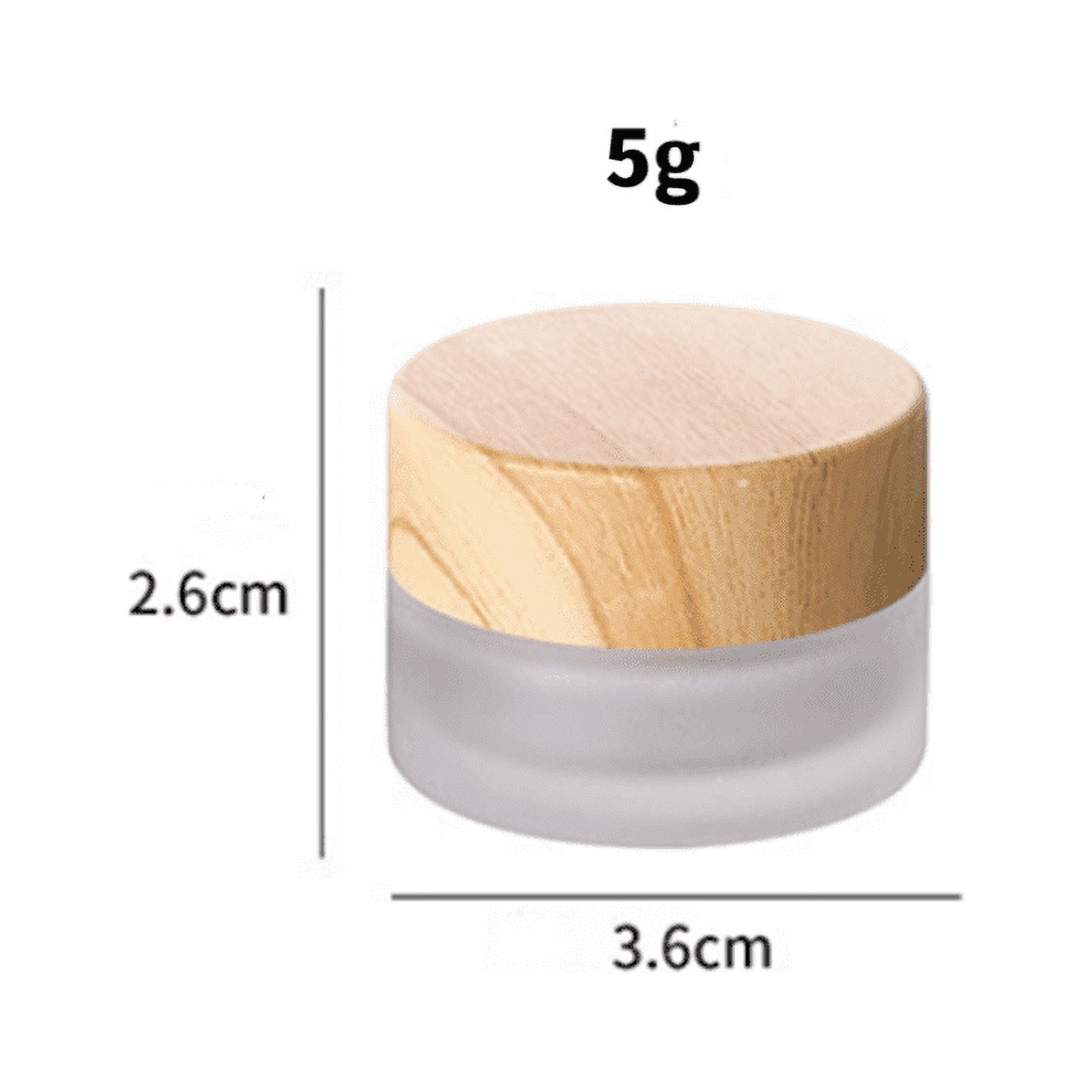 5g-50g Mini Glass Empty Jar Pots Cosmetic Makeup Inner Lid Face Cream ...