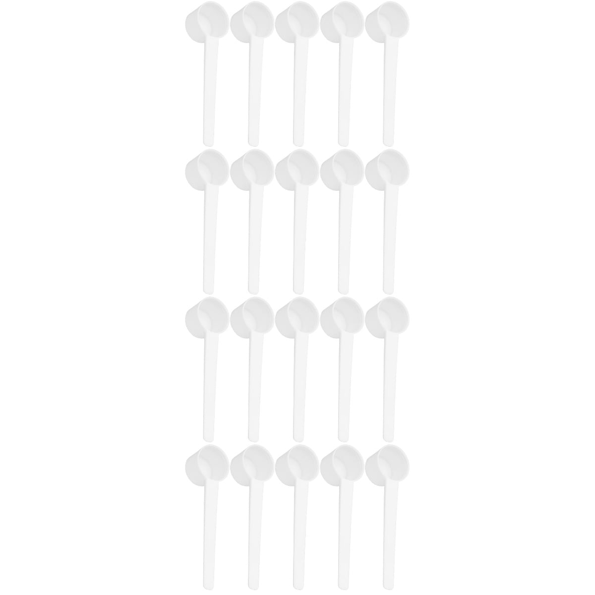 5g Measuring Spoon 200 Pcs Kids Coffee Powder Spoons Gram Scoop Plastic ...