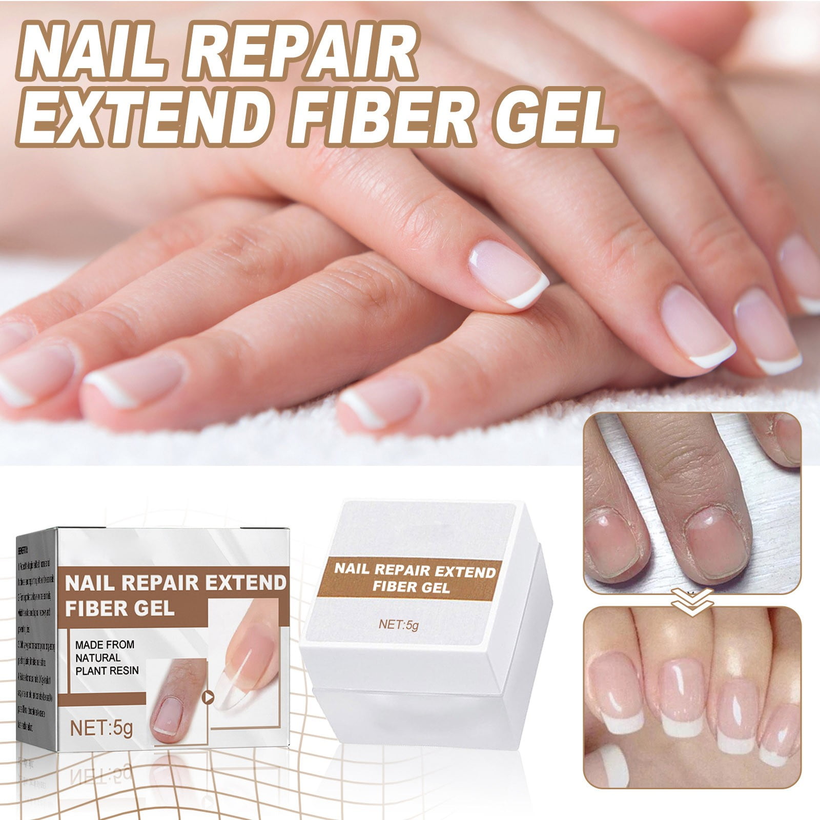 BUYHO Nail Repair Nail Care concentrates Recover Hands and Feet Yellow ...