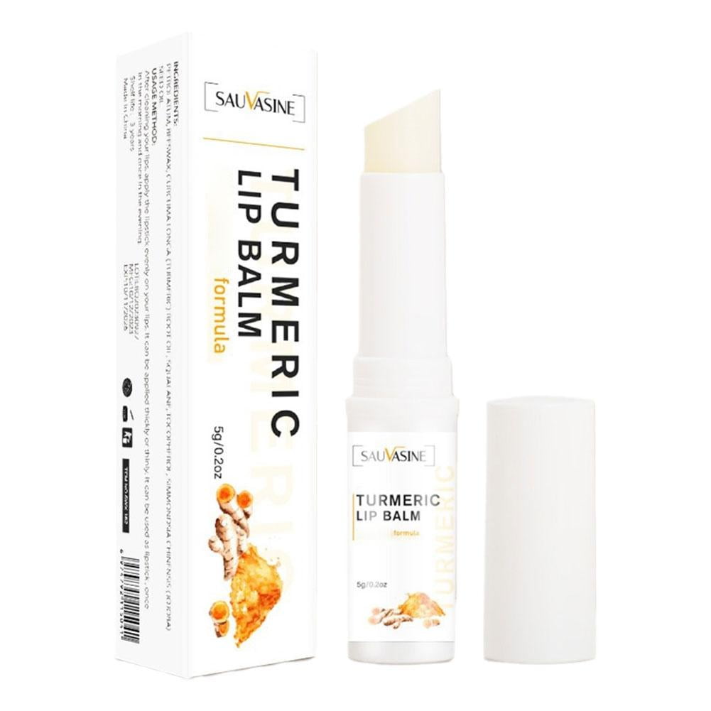 5g Turmeric Lip Balm Moisturize Lips Improve Lip Lines Long-lasting ...