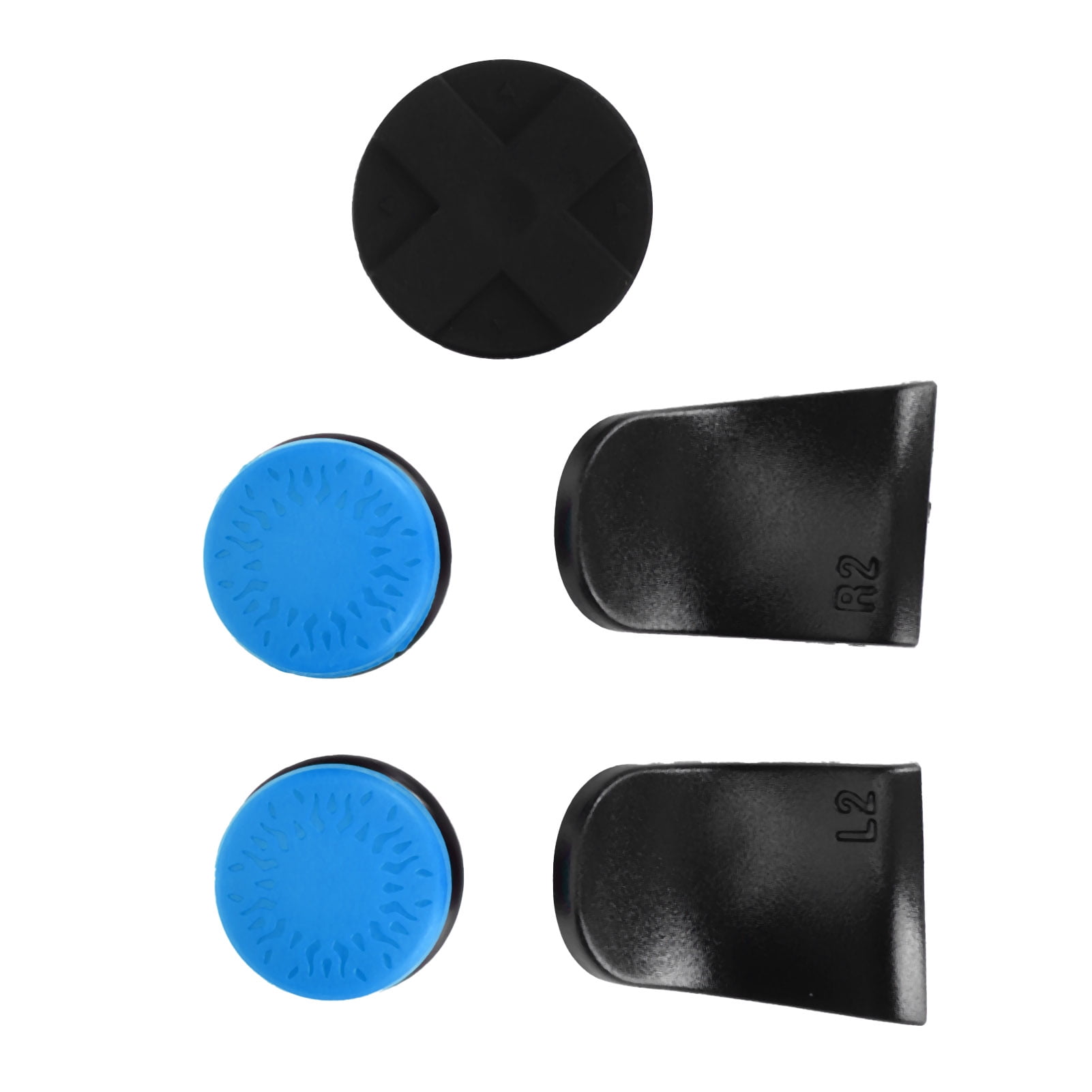 5in 1 Thumb Stick Grip Key Cap Joystick Cover L2 R2 Trigger Extender ...