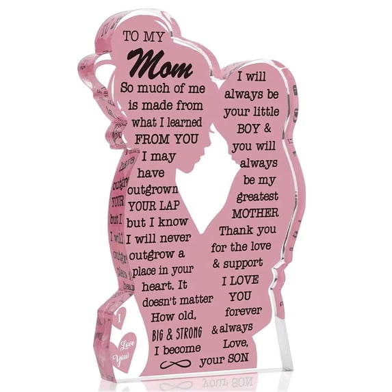5in Acrylic Mother's Day Desktop Ornament, Decorative Gift for Mom ...