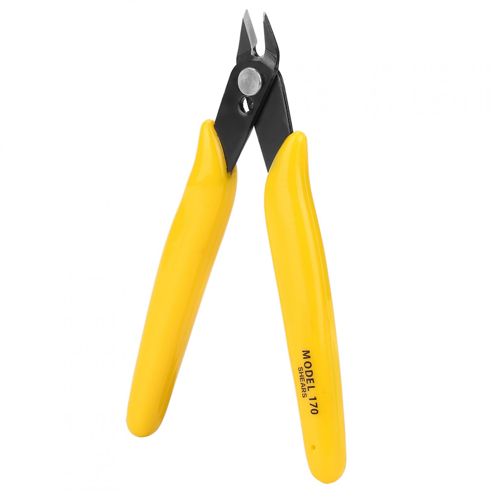 5in Electronic Diagonal Pliers Cable Side Cutting Nippers Wire Cutter ...