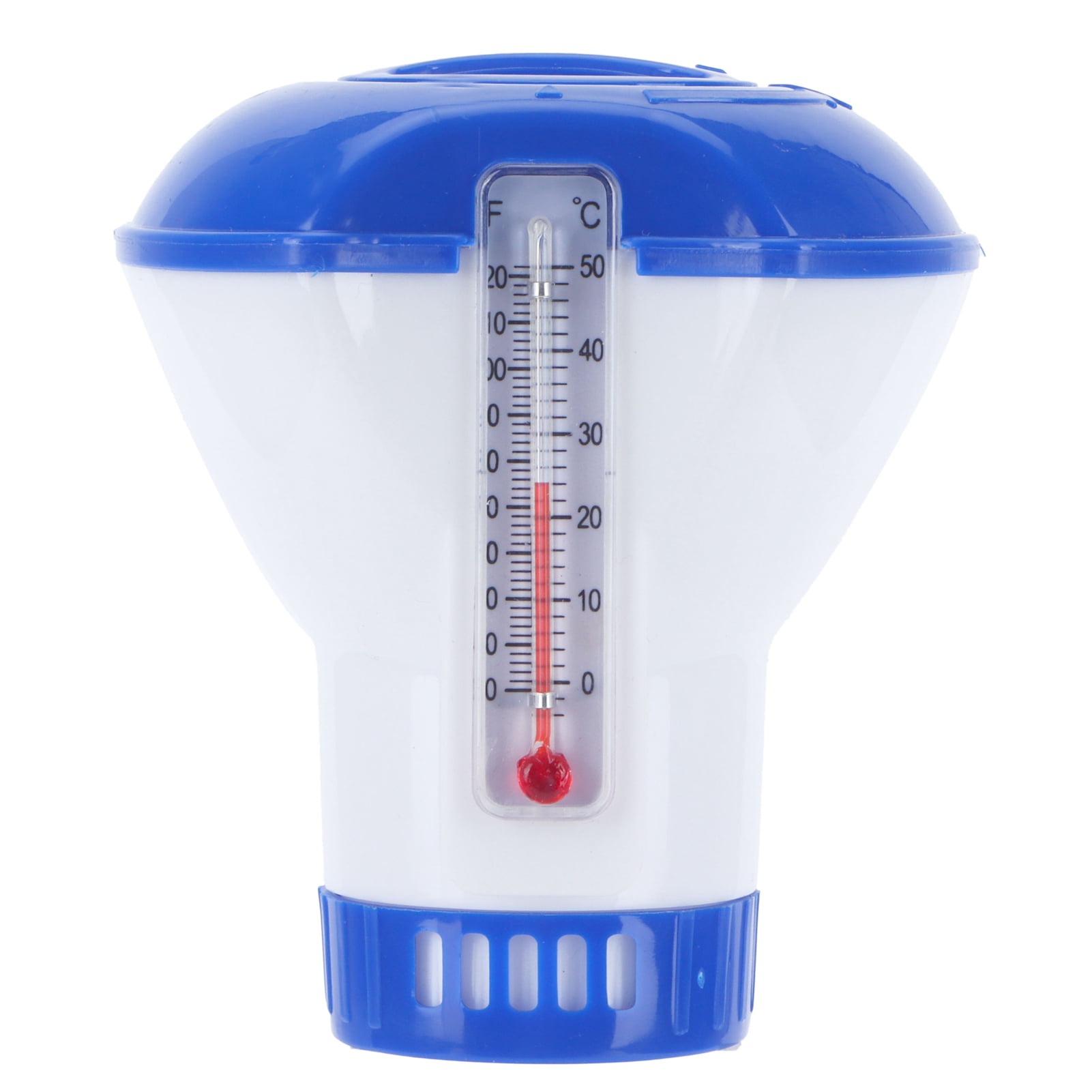 5in Floating Pool Chemical Dispenser with Thermometer Floating Chlorine ...