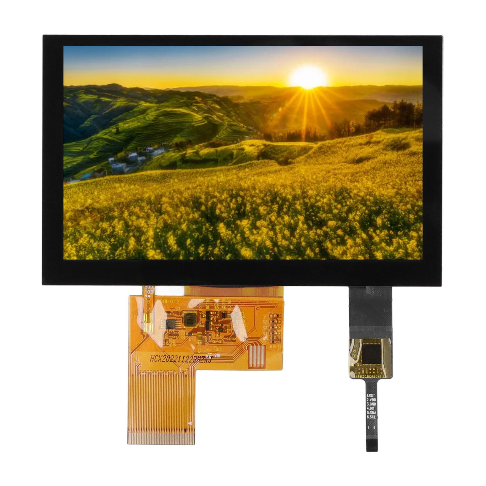 5in High Definition TFT Screen LCD Display with 800x480 Resolution ...
