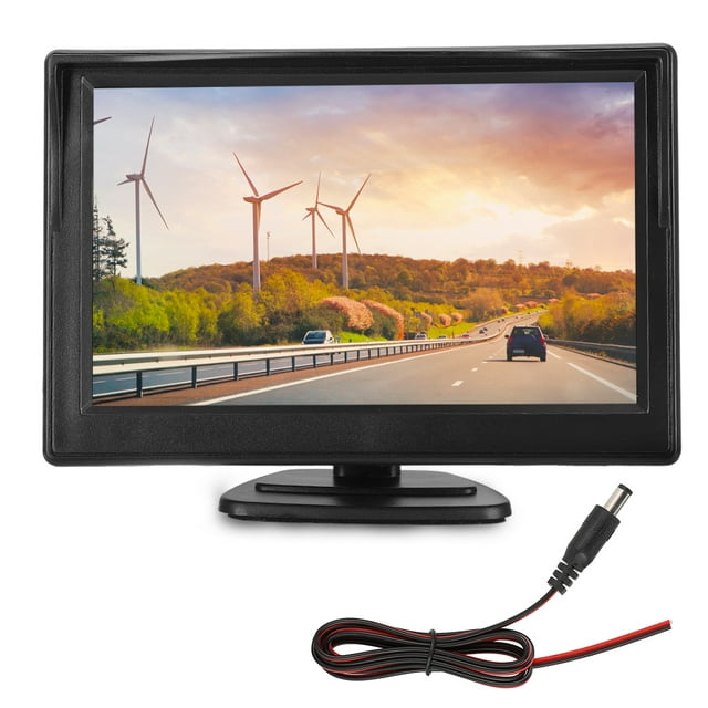 5in TFT Monitor High Resolution PAL/NTSC Rearview Parking Display ...
