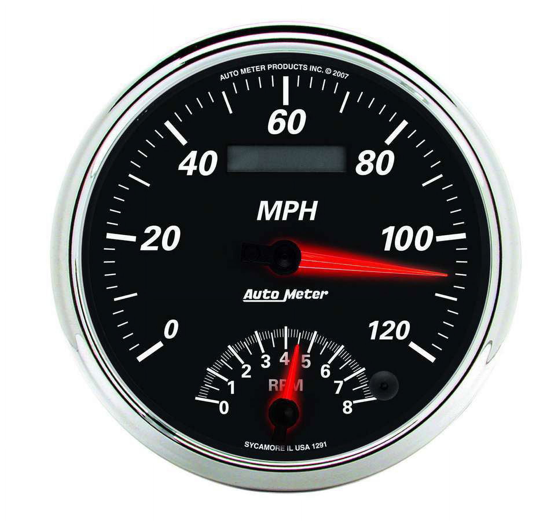 5in Tach/Speedo Gauge 120 MPH 8000 RPM - Walmart.com