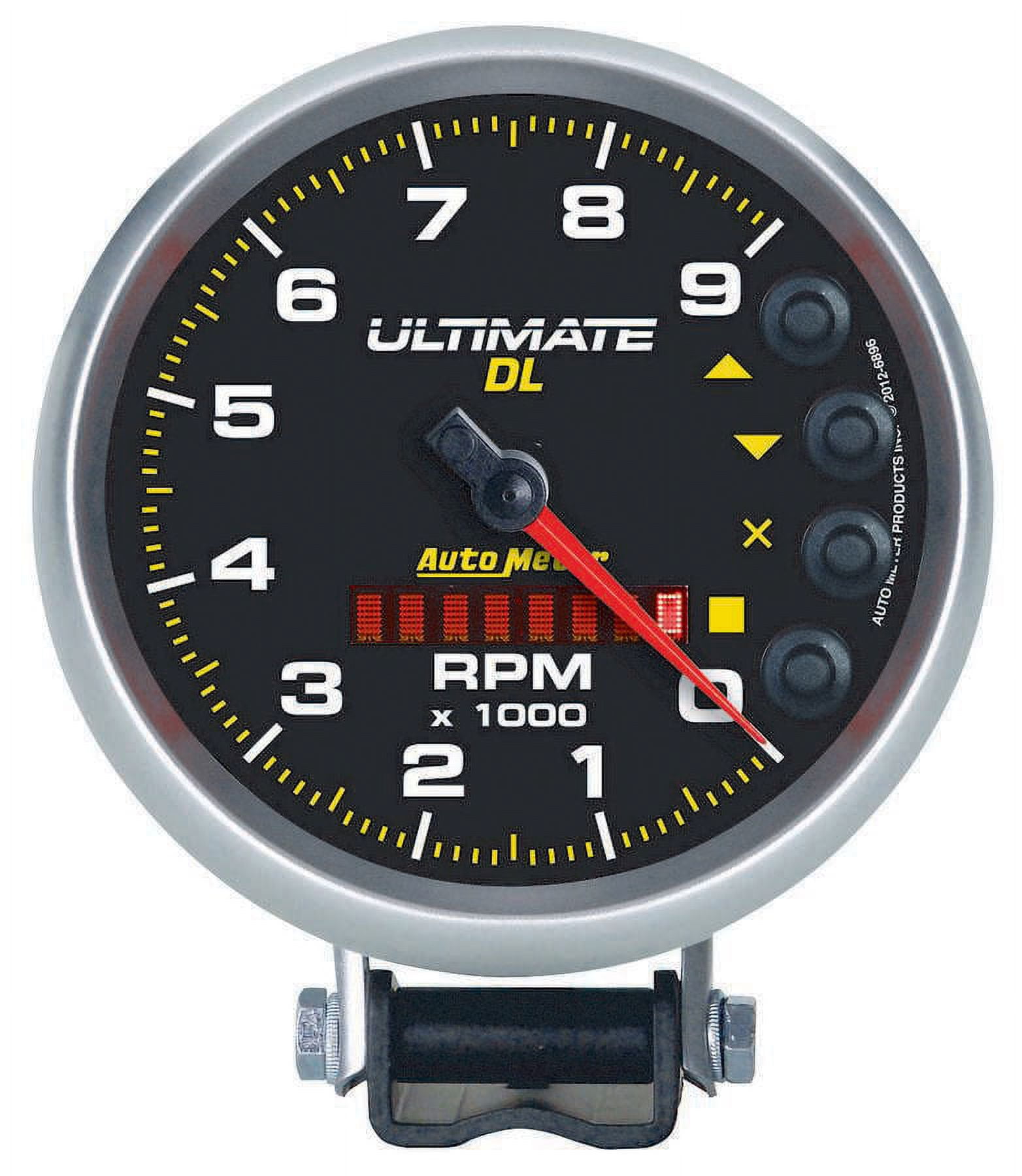 5in Ultimate DL Tach 9000 RPM Black - Walmart.com