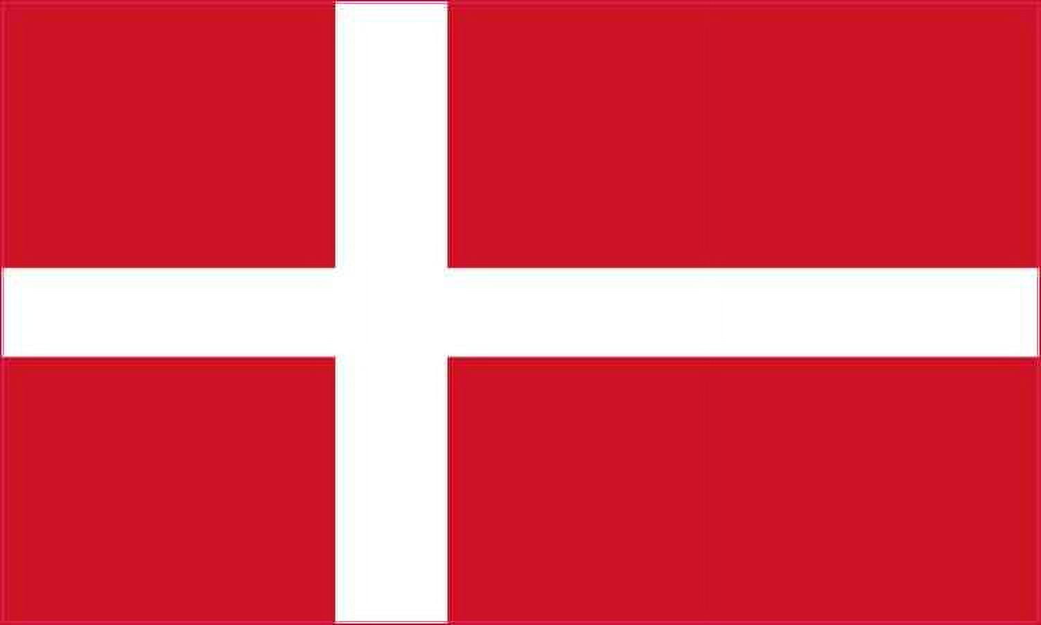5in X 3in Denmark Flag Sticker Vinyl Flags Vehicle Decals Decal ...