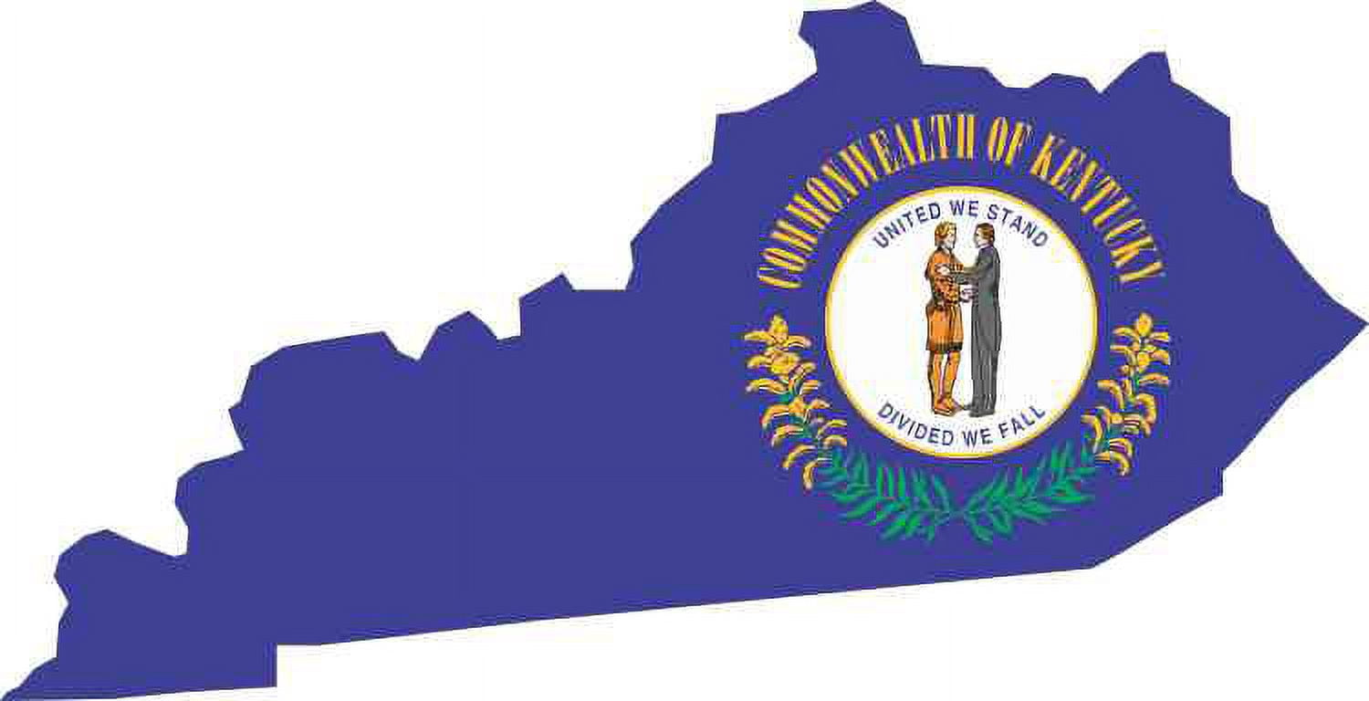 5in x 2.25in Die Cut Kentucky Sticker Car Vinyl Decal Truck Bumper ...
