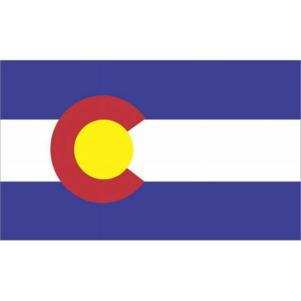 5in x 3in Colorado State Flag Magnet - Walmart Business Supplies
