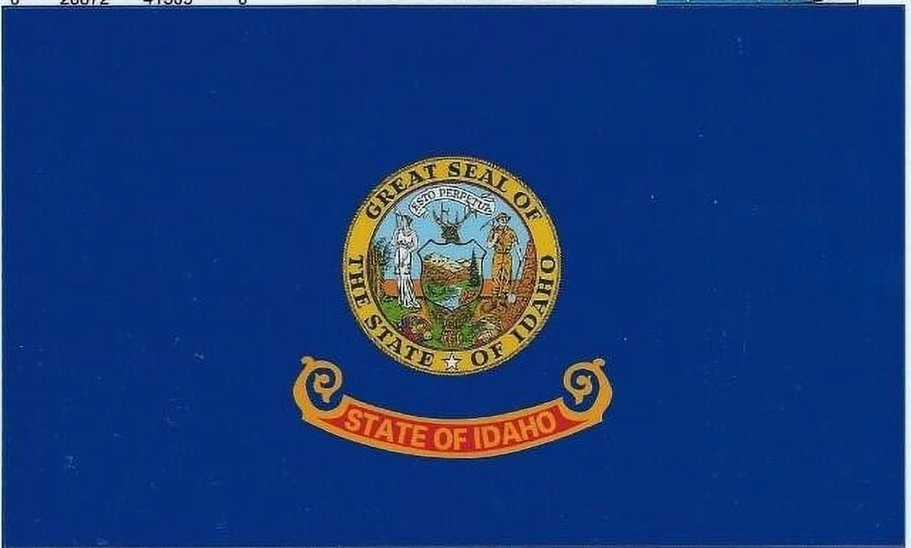 5in x 3in Idaho State Flag Vinyl Bumper Sticker Decal Window Stickers ...