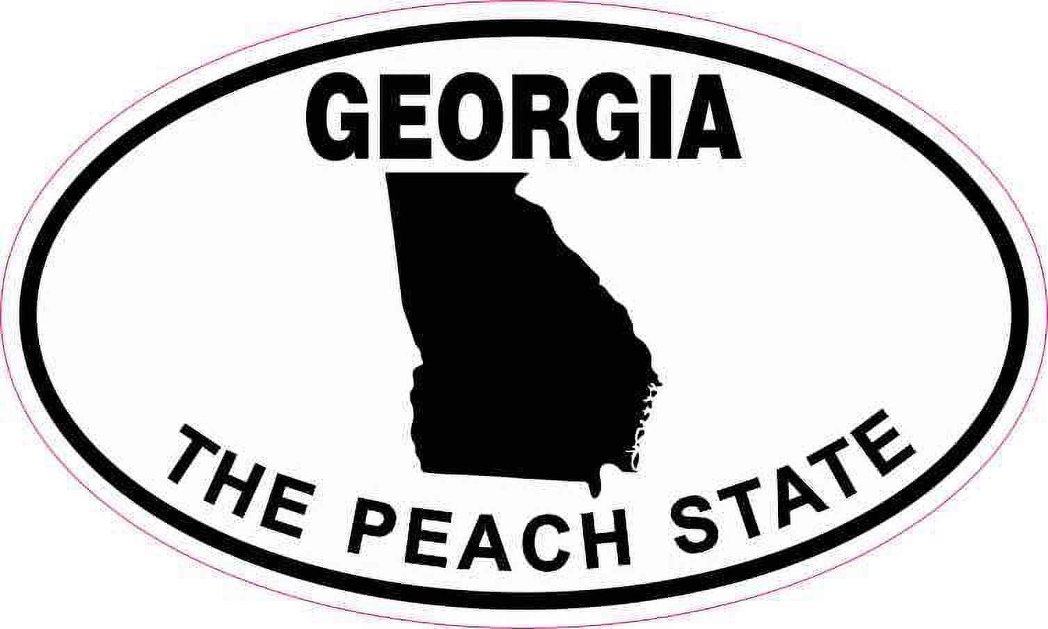 Georgia Peach Sticker