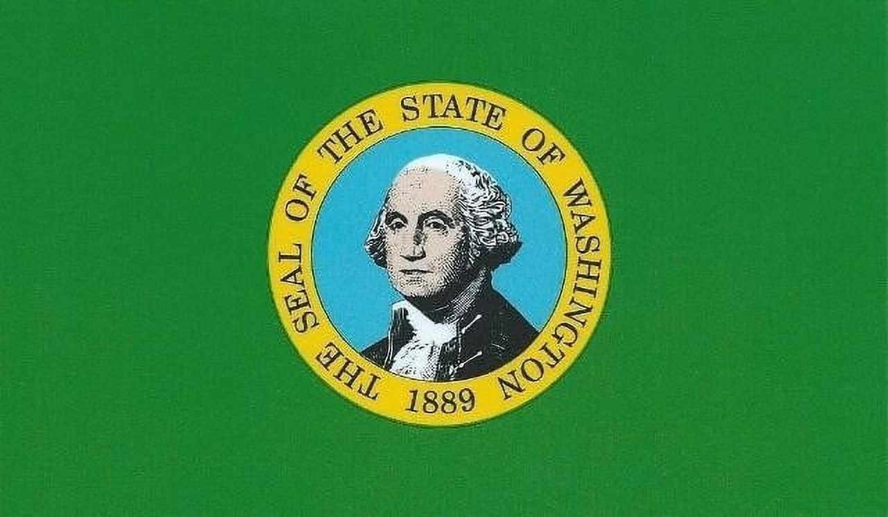 5in x 3in Washington State Flag Sticker Vinyl Vehicle Decal Bumper ...